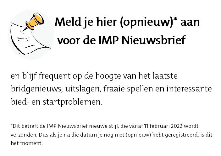 IMP Bridge Magazine - IMP - BRIDGEBLAD VOOR GEVORDERDENIMP – BRIDGEBLAD ...